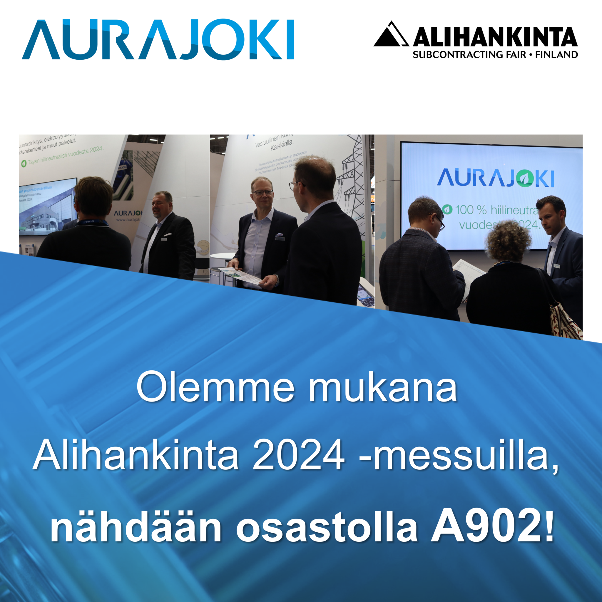 Olemme mukana Alihankinta 2024 -messuilla - Aurajoki